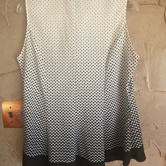 Knapp Studio | Tops | Fit And Flare Summer Top Button Up Byknapp Studio Pl Black And Cream ...